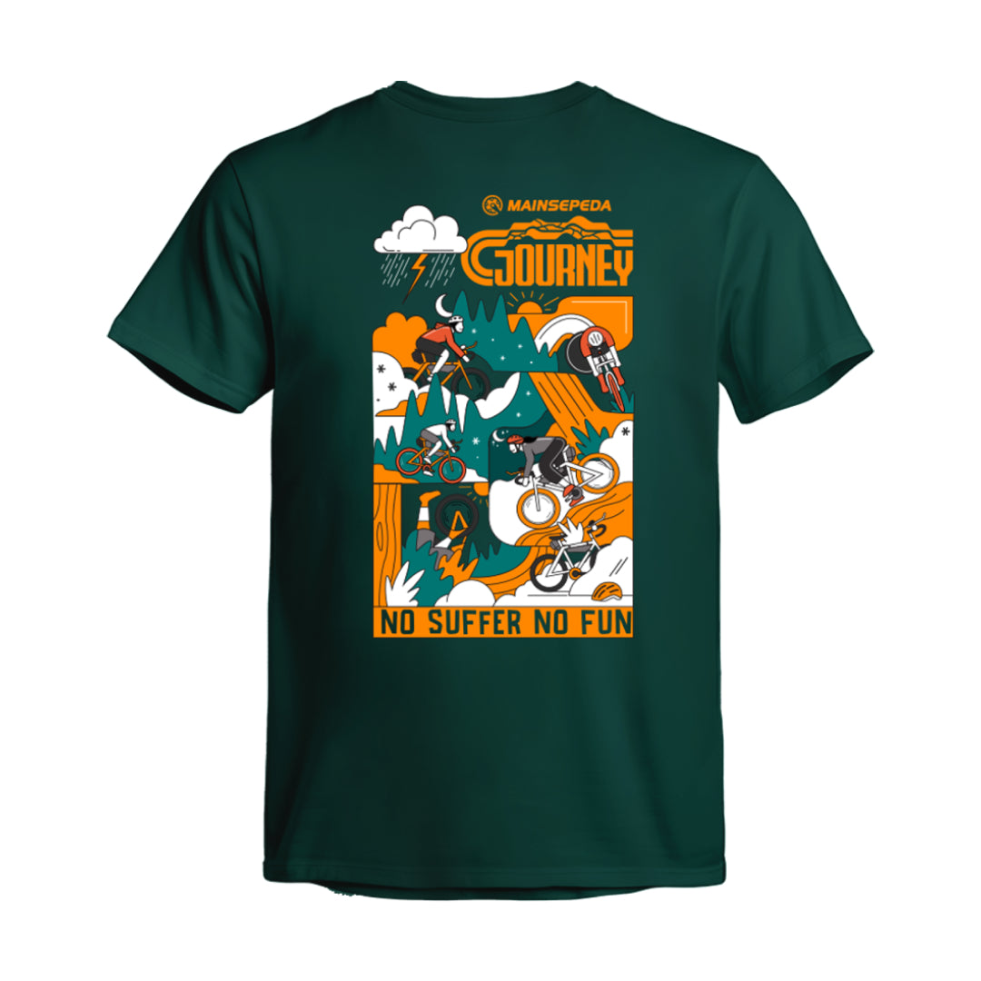 AZA x MAINSEPEDA No Suffer No Fun T-Shirt - Green – AZA Wear